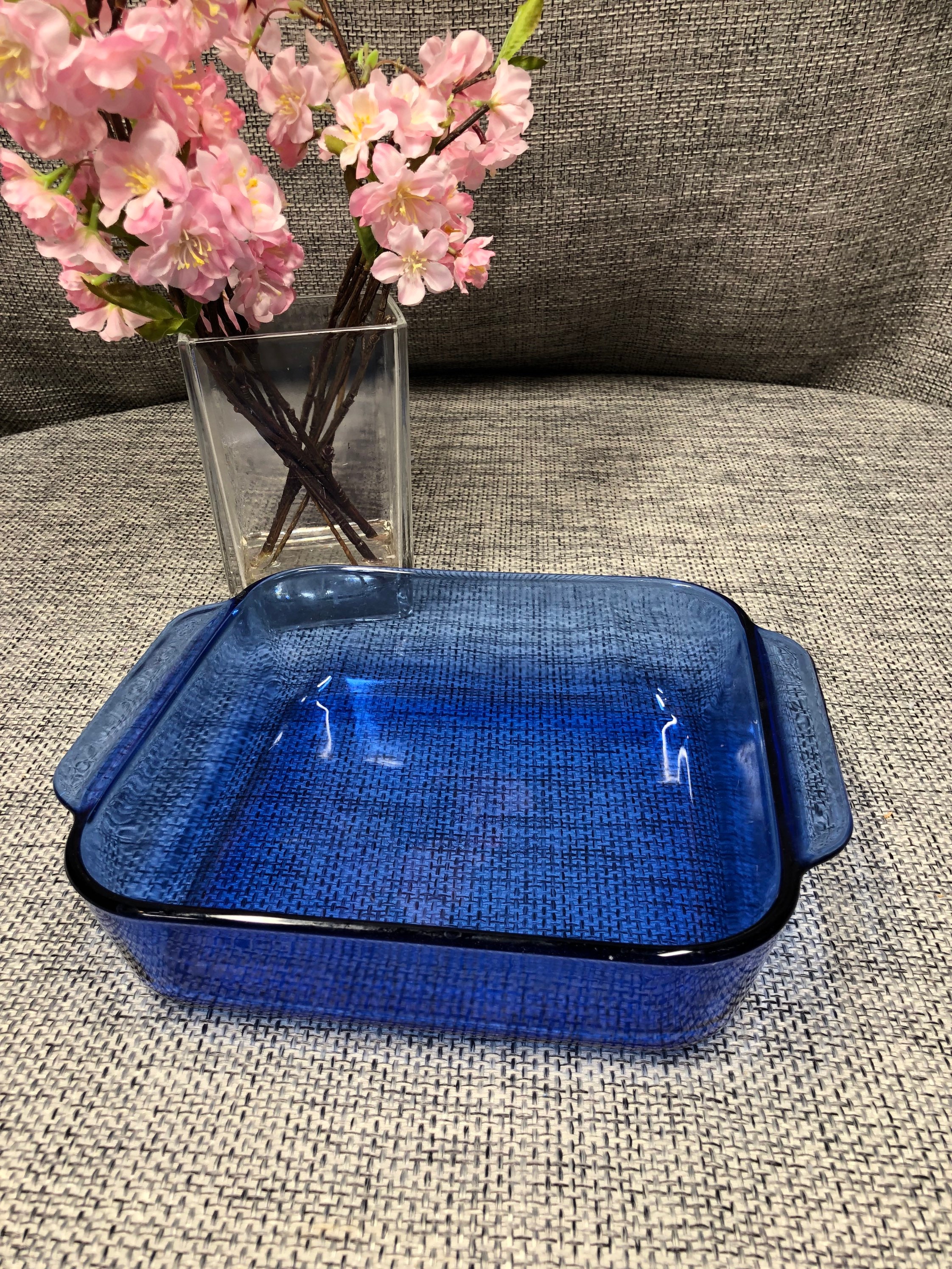 Vintage Pyrex Blue Bakeware Set: Casserole, Pie Plate, Loaf Pan - Etsy