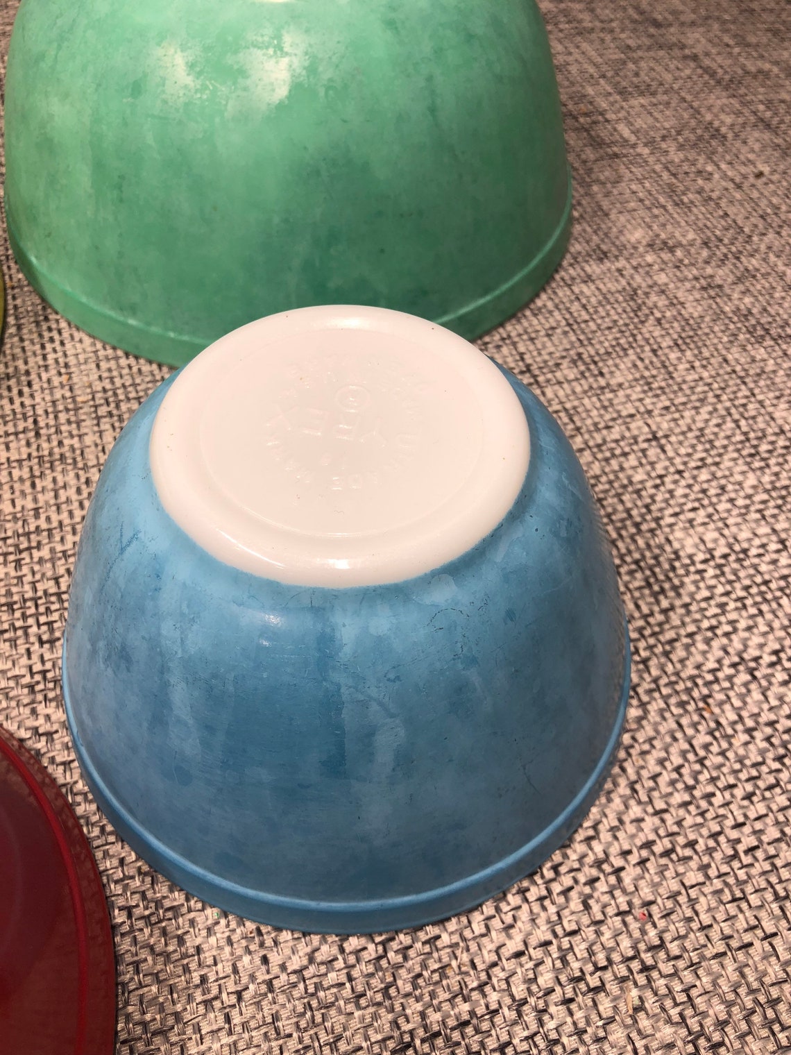 Pyrex Primary Color Yellow 404 Green 403 Red 402 Blue 401 - Etsy