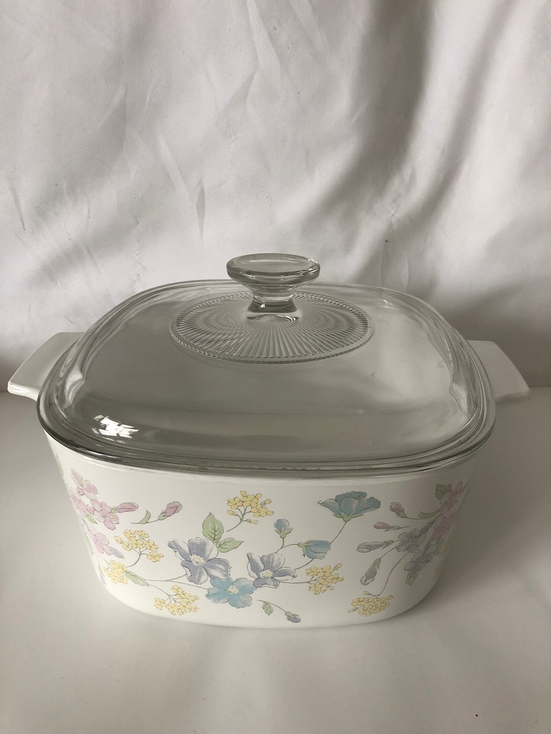 Corningware Pastel Bouquet Pattern 1QT to 2.5L Mini - Etsy