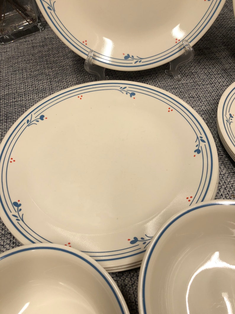 Corelle Country Violets Dinner Luncheon Desert Plates Mugs - Etsy