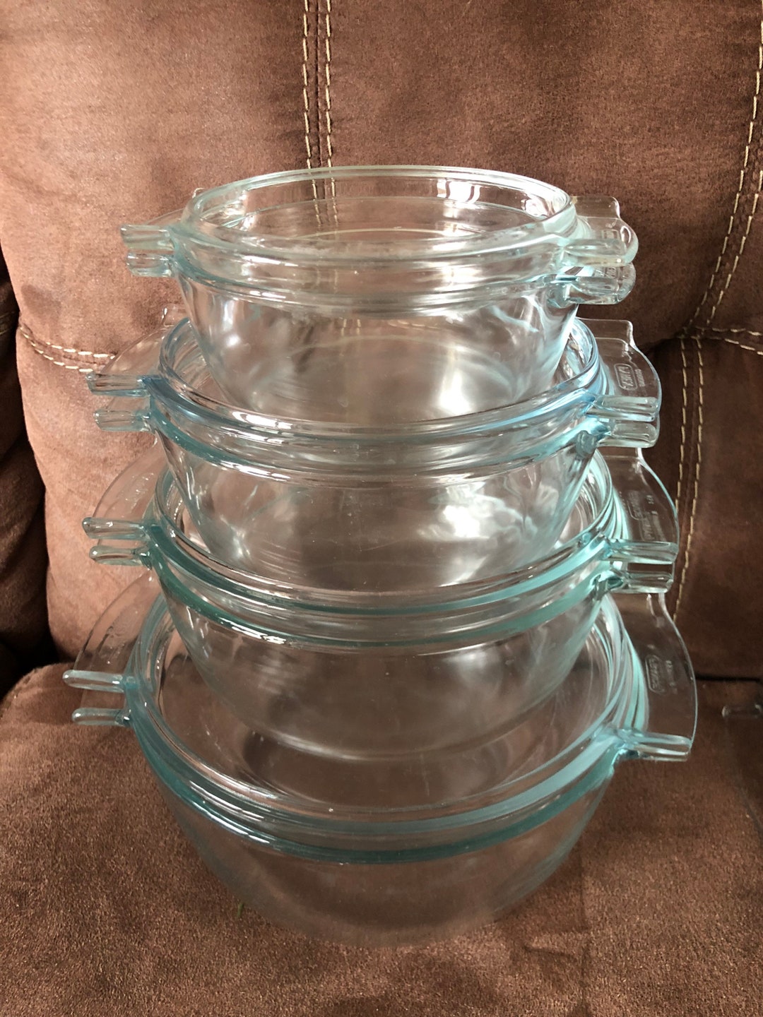 Pyrex Clear Glass Casserole: France Made Bakeware - Etsy