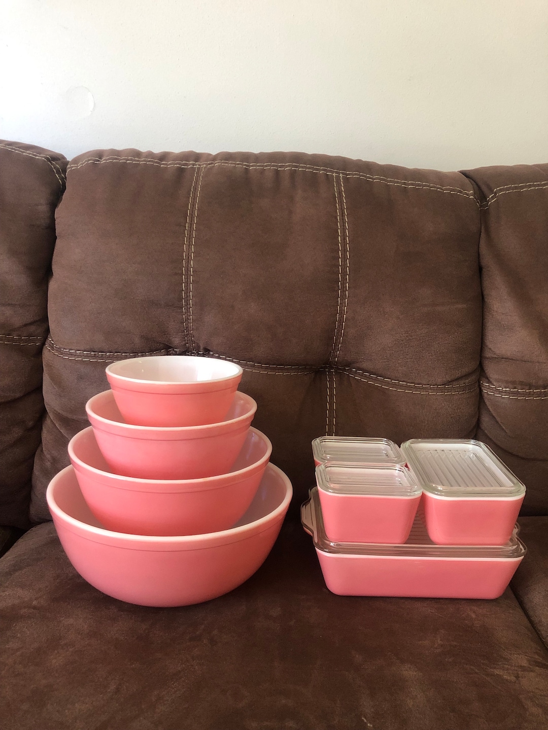Pyrex Pink Fridgies 503, 502, 501, Mixers 404, 403 402, 401 - Etsy