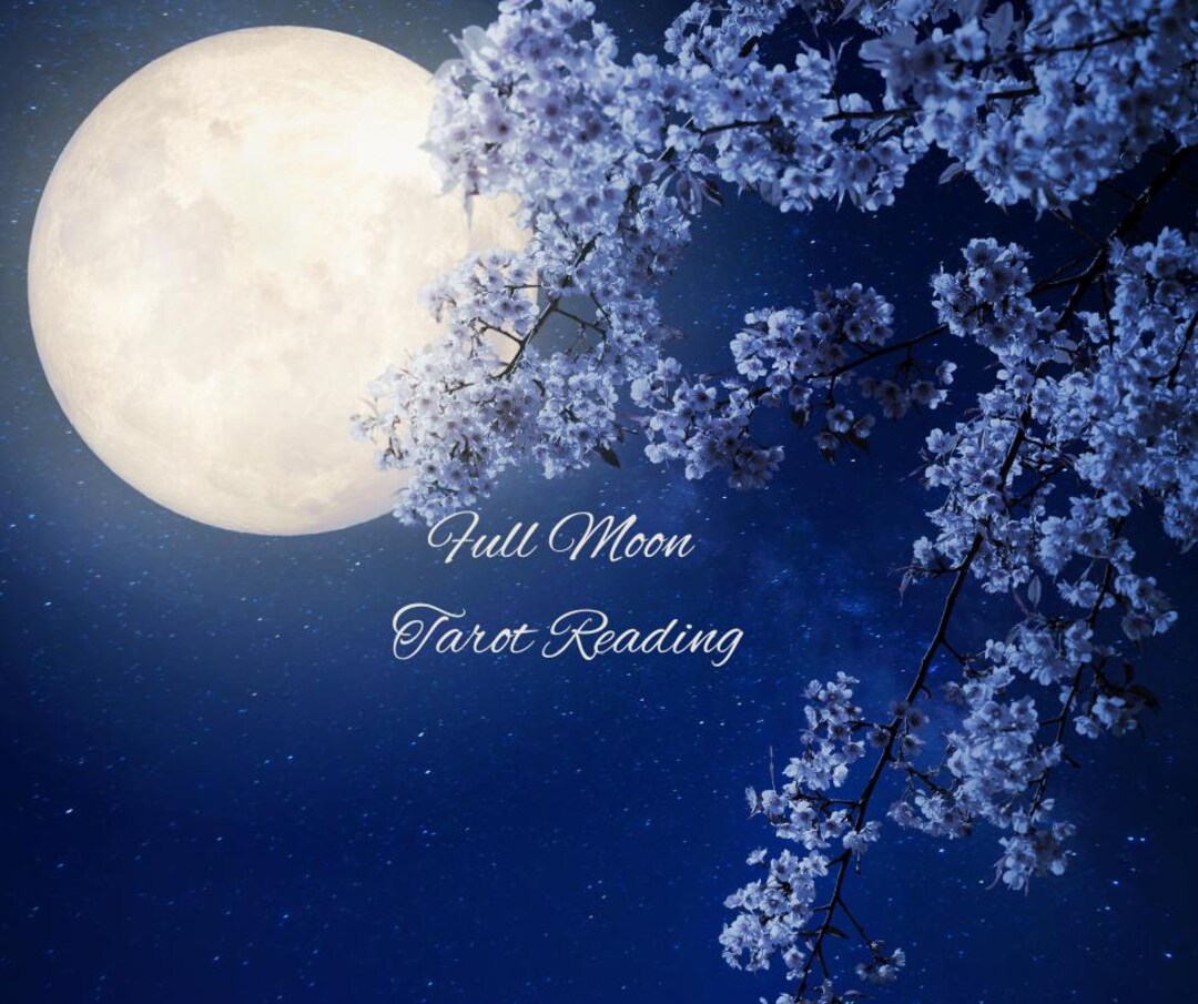 Full Moon Tarot Card Reading / Moon Cycle Tarot Reading / Full Moon in ...