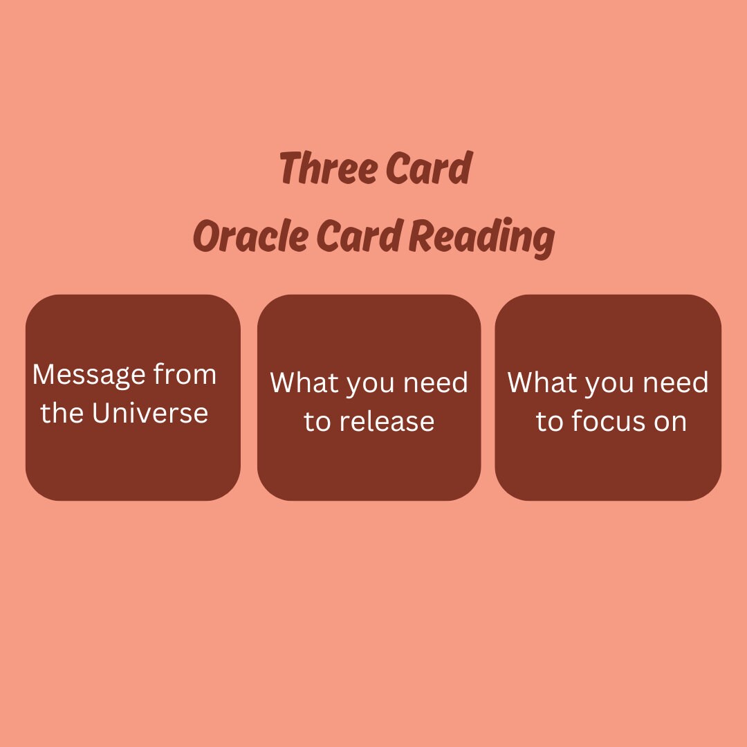 Three Card Oracle Card Reading, Message From the Universe, What to ...