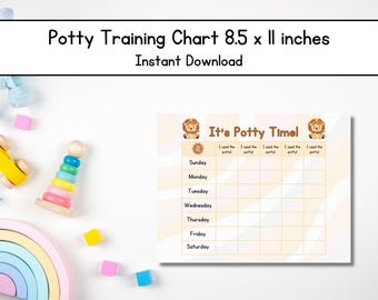 Toilet Training Charts, Potty Training Chart, Potty Learning, Potty ...