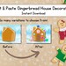 Gingerbread House Printable, Gingerbread House Decorating, Print and ...