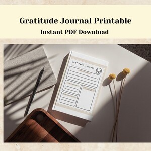 Kids Gratitude Journal Printable, Gratitude Journal Page, Gratitude ...