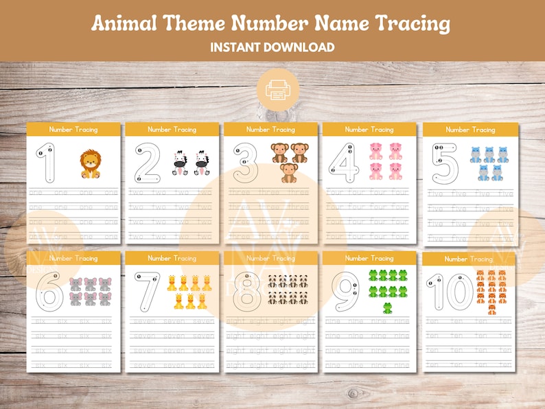 Number Tracing Worksheets, Preschool Worksheets Numbers, Writing ...