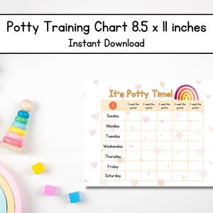 Toilet Training Charts, Potty Training Chart, Potty Learning, Potty ...