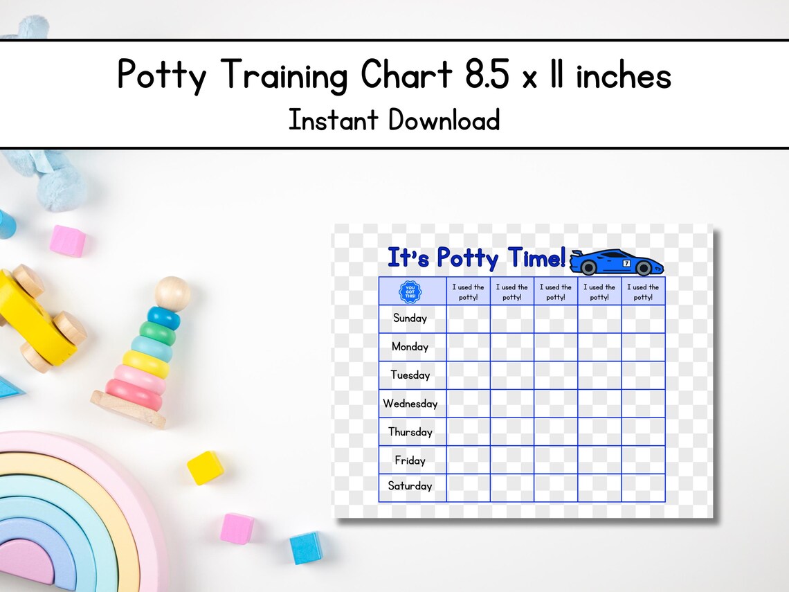 Toilet Training Charts, Potty Training Chart, Potty Learning, Potty ...