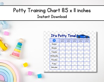 Toilet Training Charts, Potty Training Chart, Potty Learning, Potty ...