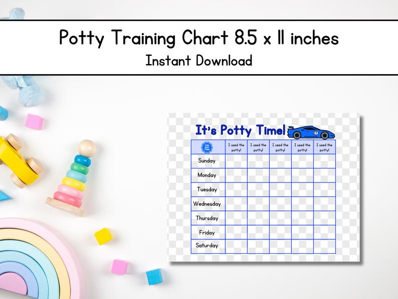 Toilet Training Charts, Potty Training Chart, Potty Learning, Potty ...