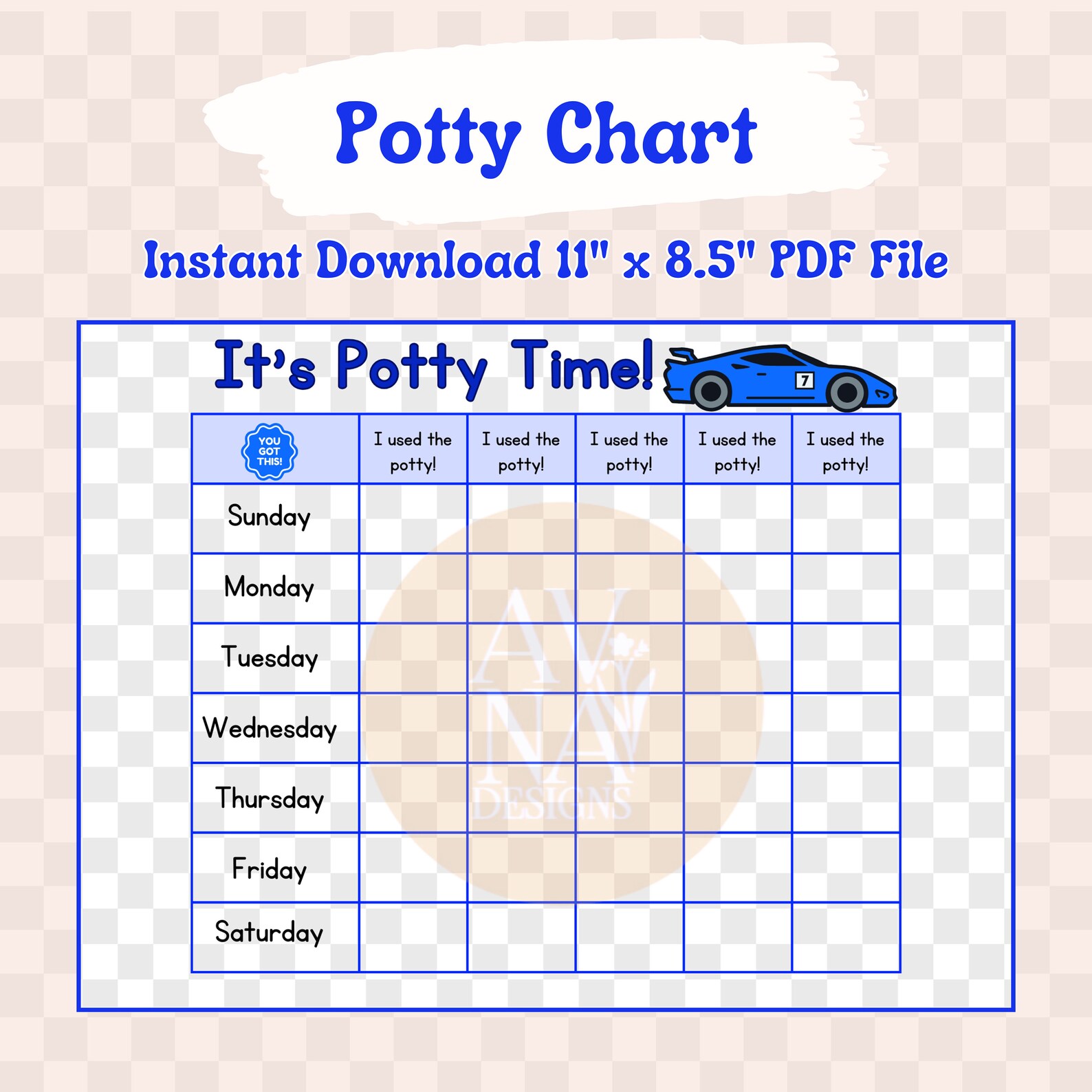 Toilet Training Charts Potty Training Chart Potty Learning - Etsy