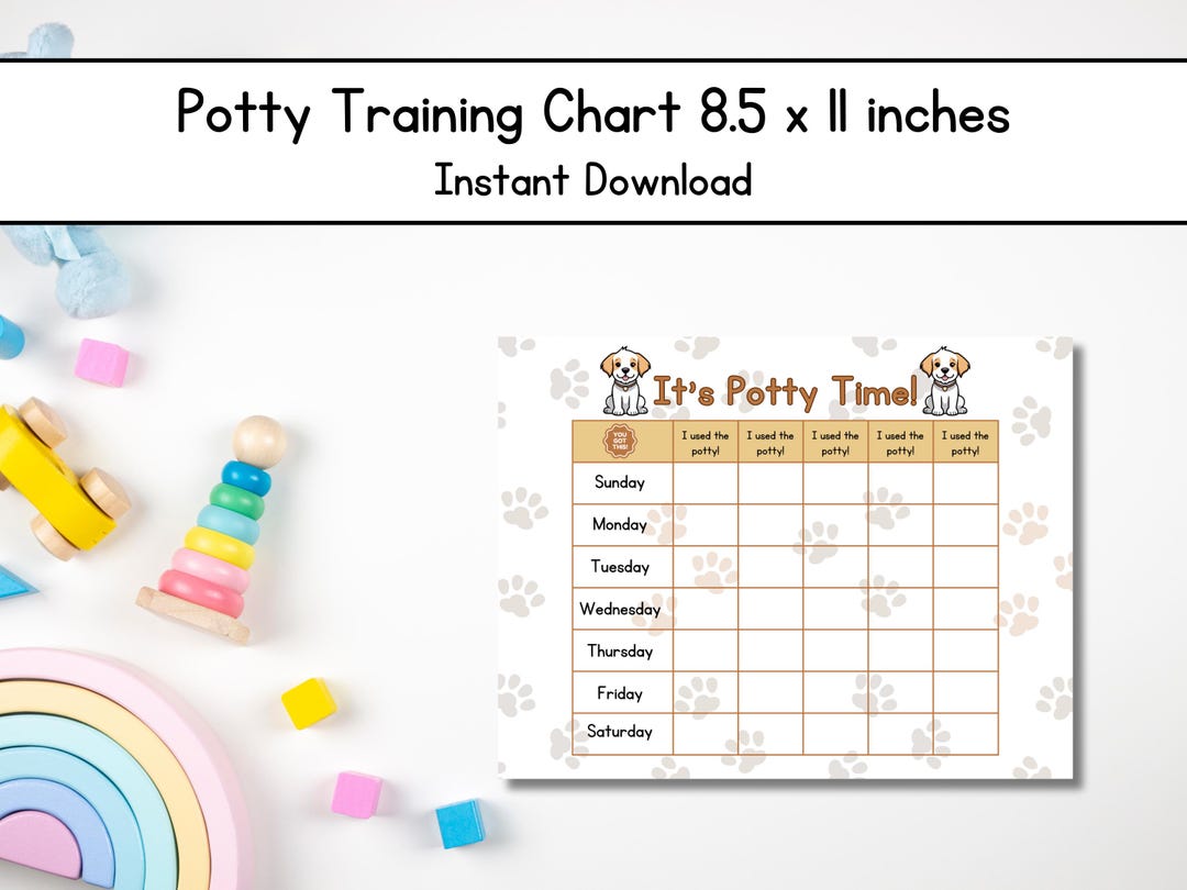 Toilet Training Charts, Potty Training Chart, Potty Learning, Potty ...