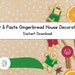 Gingerbread House Printable, Gingerbread House Decorating, Print and ...