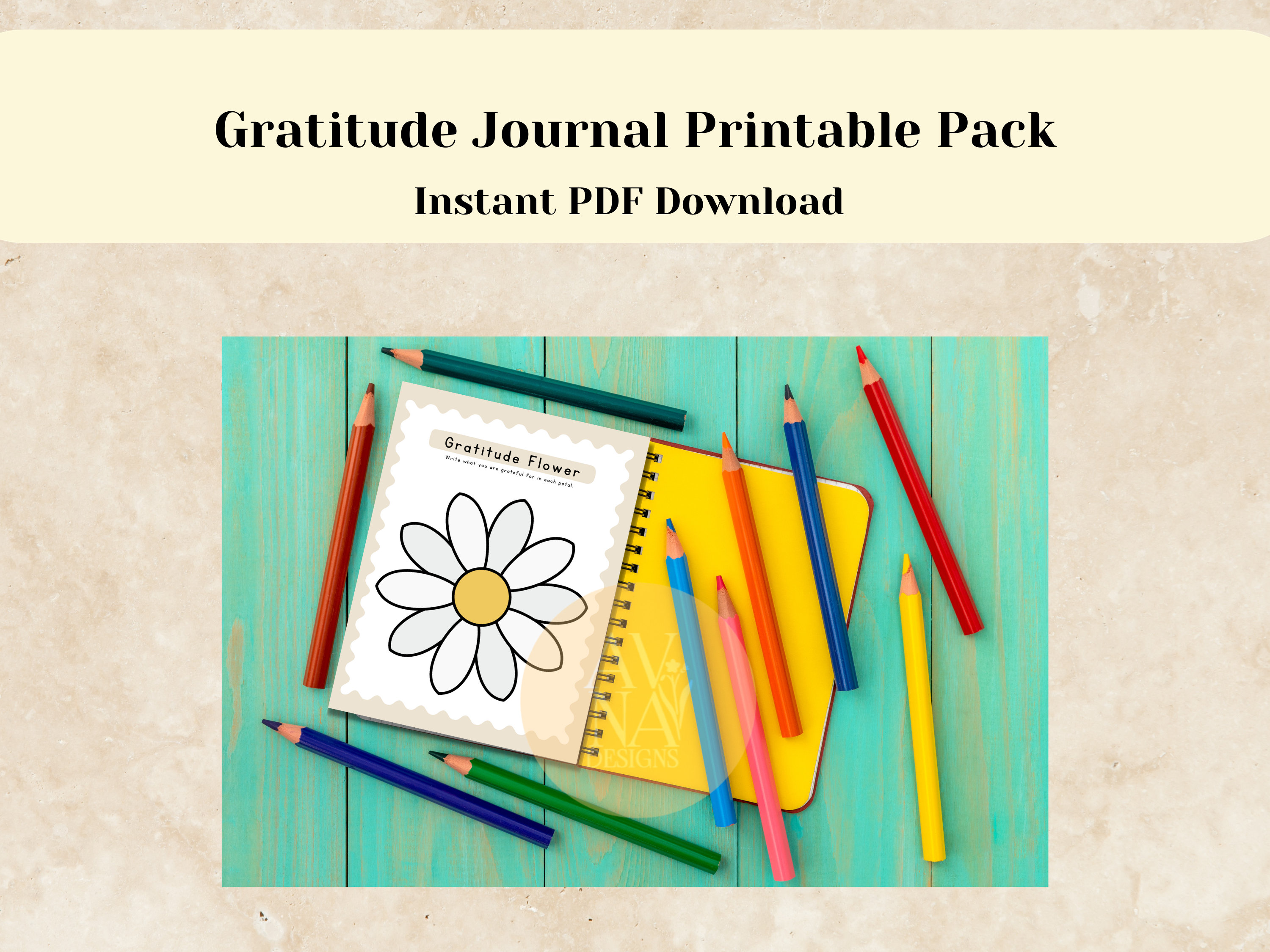 Kids Gratitude Journal Printables, Bundle, Gratitude Activity for Kids ...