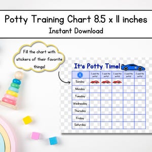 Toilet Training Charts, Potty Training Chart, Potty Learning, Potty ...
