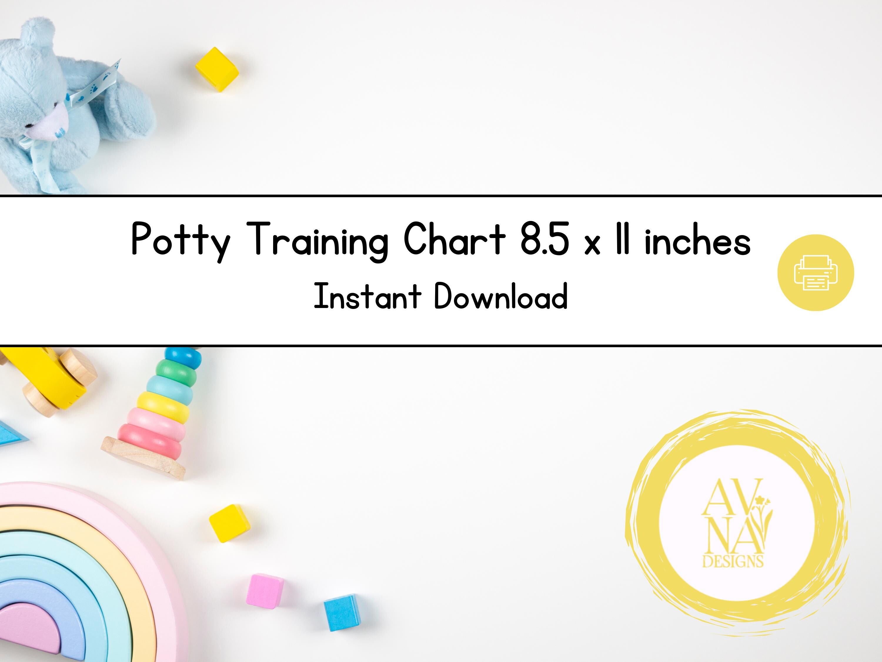 Toilet Training Charts, Potty Training Chart, Potty Learning, Potty ...