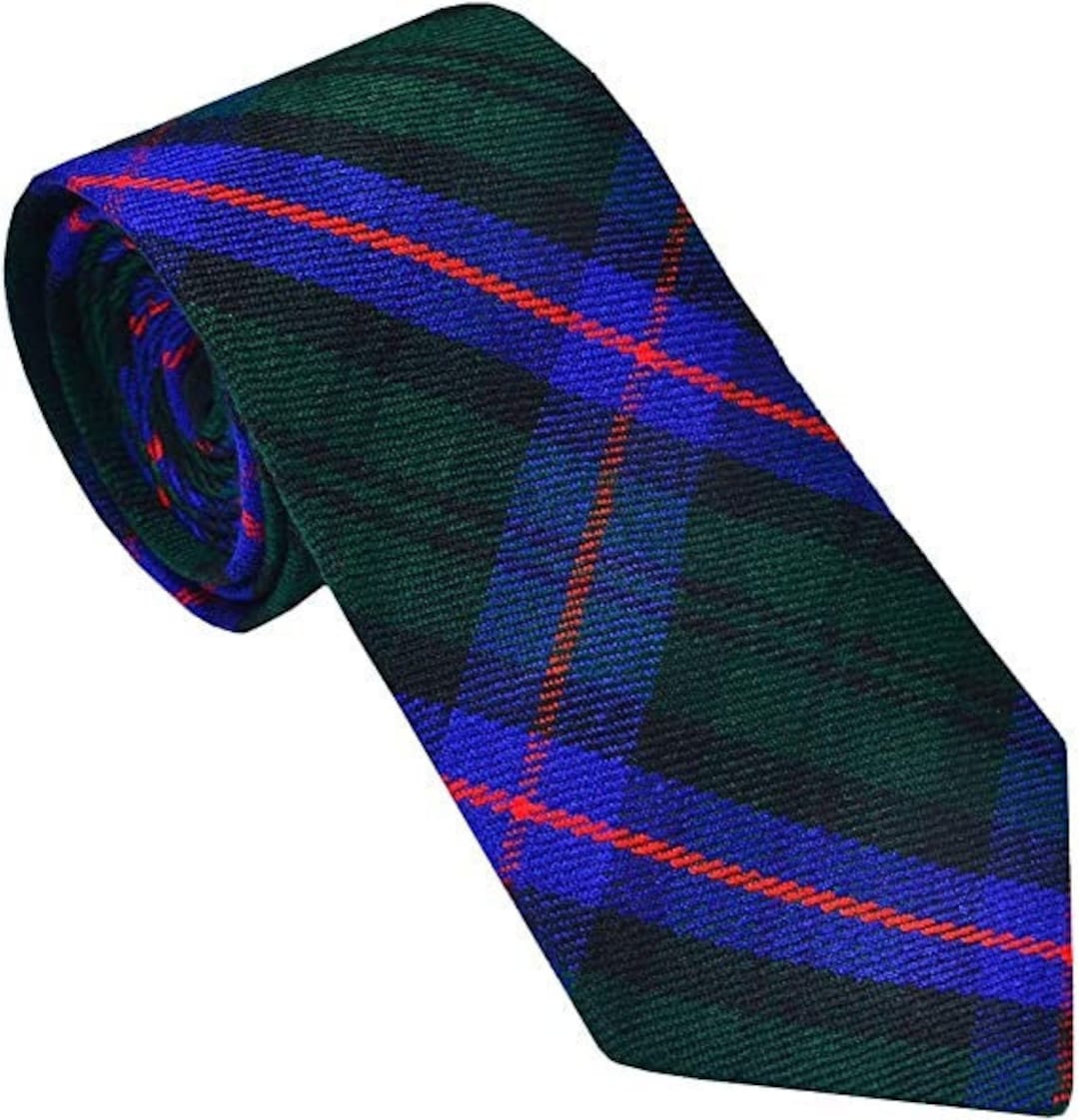 Scottish Neckties for Men Armstrong Tartan Tie in Fine Acrylic Wool ...