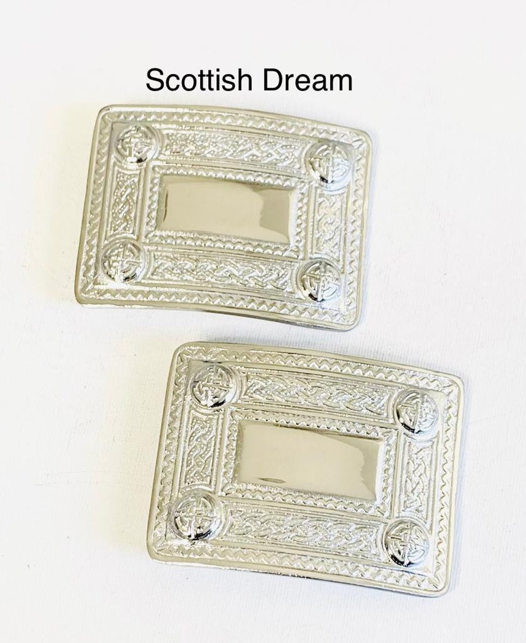 Men's Scottish Kilt Belt Buckle Chrome Buckle Finish - Etsy