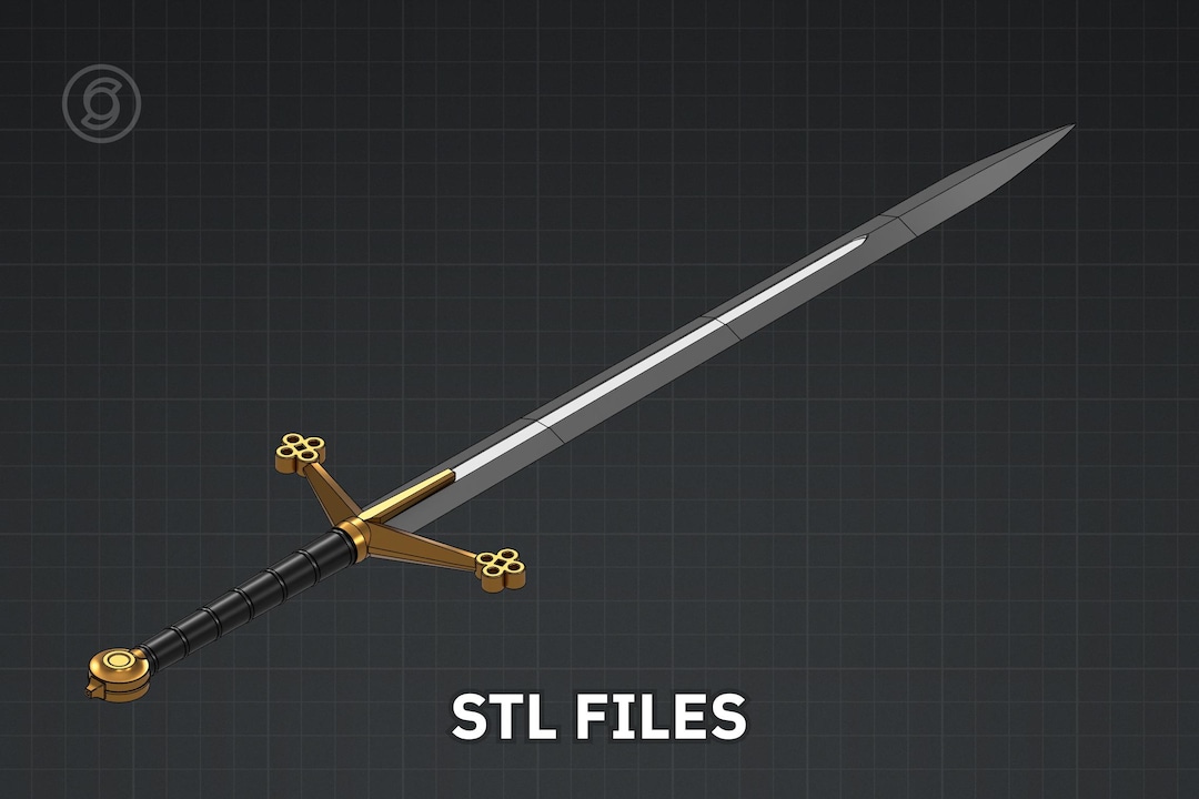 Claymore Sword 3D Print Files: Dark Souls, Elden Ring Life-size Prop ...