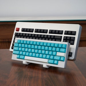 Double Keyboard Display Stand With Cork Padding - Etsy