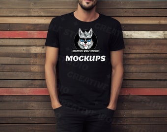 Biker Mockup White T-shirt Mockup Bella Canvas 3001 Tshirt - Etsy