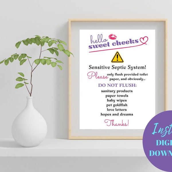 Septic Tank Sign - Etsy