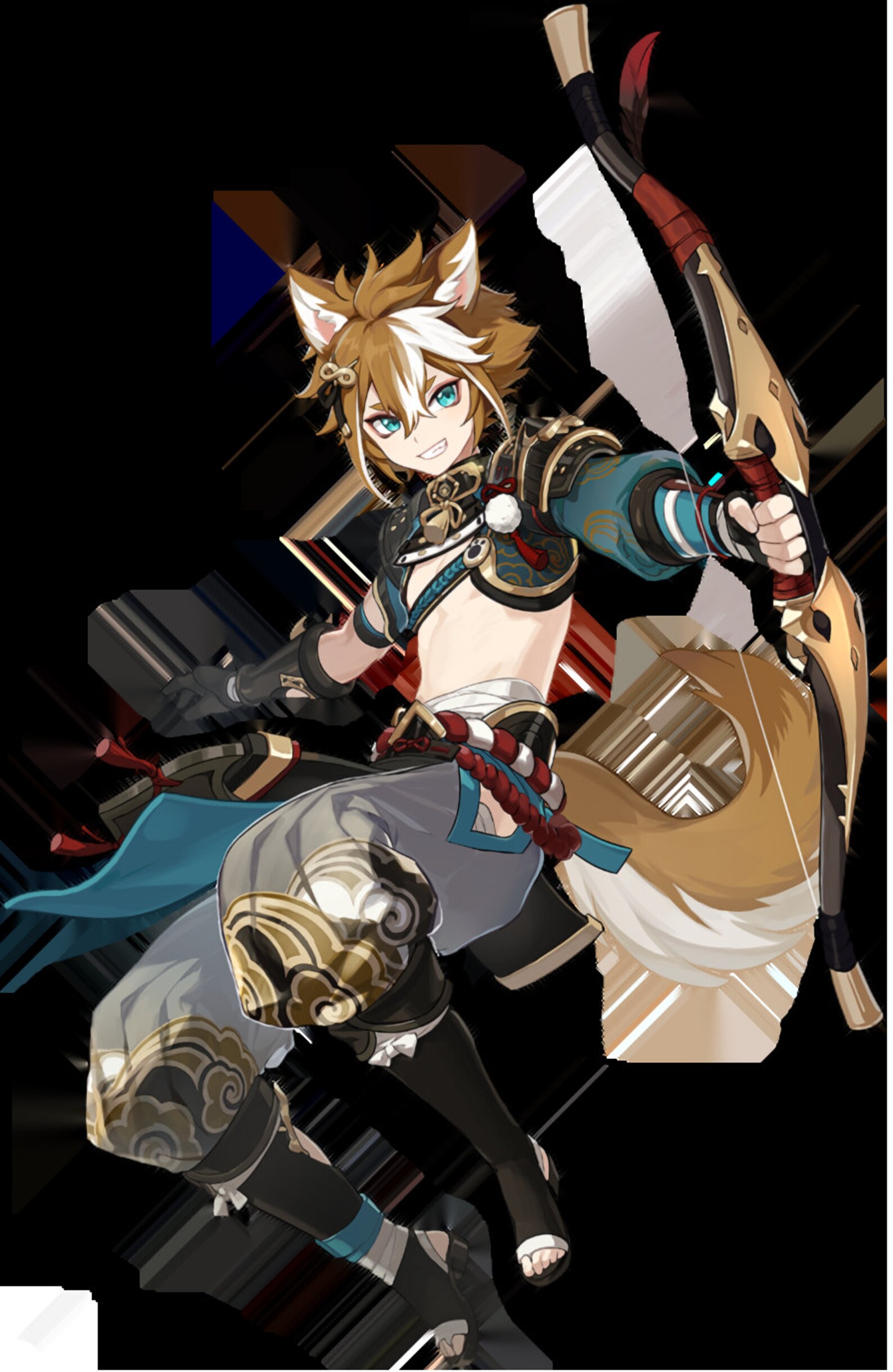 Genshin Impact All Geo Characters Arataki Itto Albedo Gorou - Etsy Hong ...