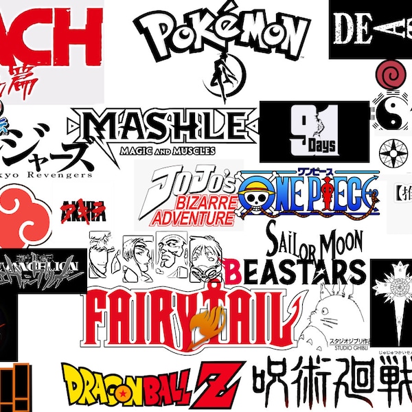 Anime Symbols Svg - Etsy