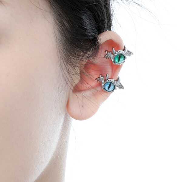 Blue Ear Cuff - Etsy