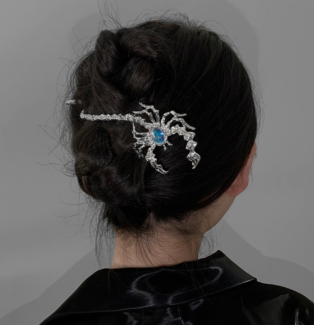 Unique Scorpion Metal Hair Clip High Quality Opalite Metal Hair Claw ...