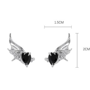 Bat Ear Cuff Bat Wing Ear Wrap No Piercing Cool Edgy Bat Ear Cuffs ...