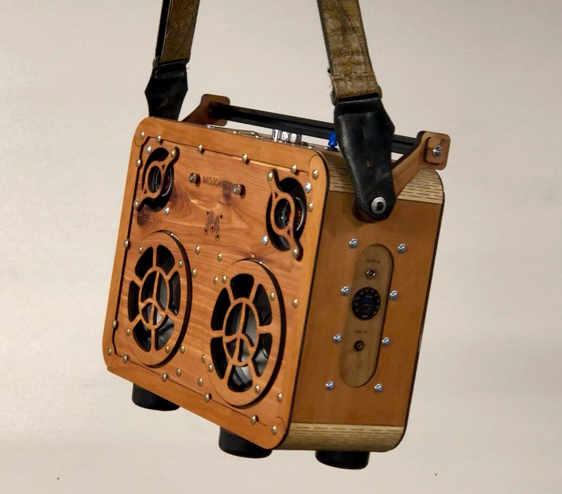 Handmade Wooden Boombox: Made of Mahogany, Walnut, Cedar. Model ...