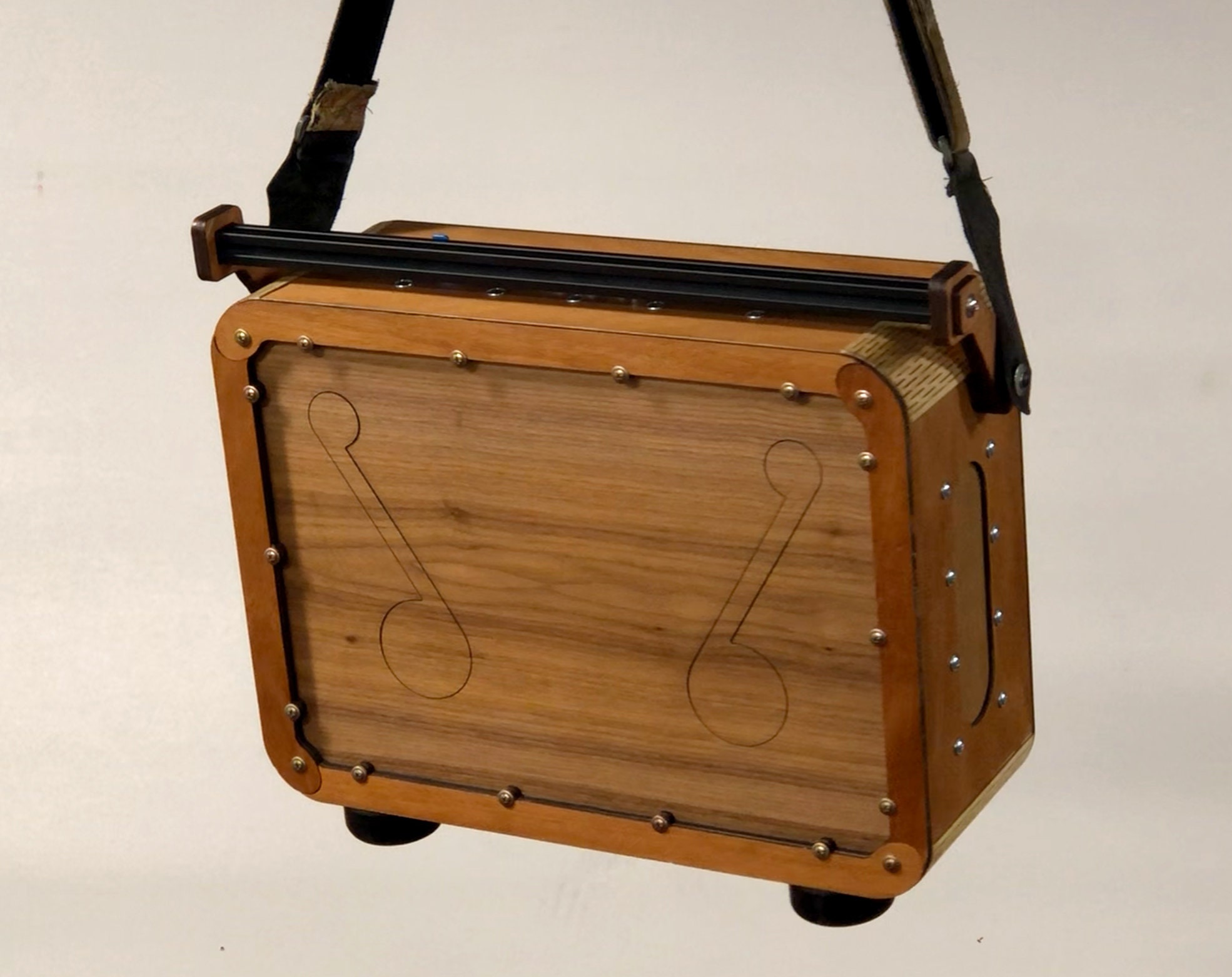 Handmade Wooden Boombox: Made of Mahogany, Walnut, Cedar. Model ...