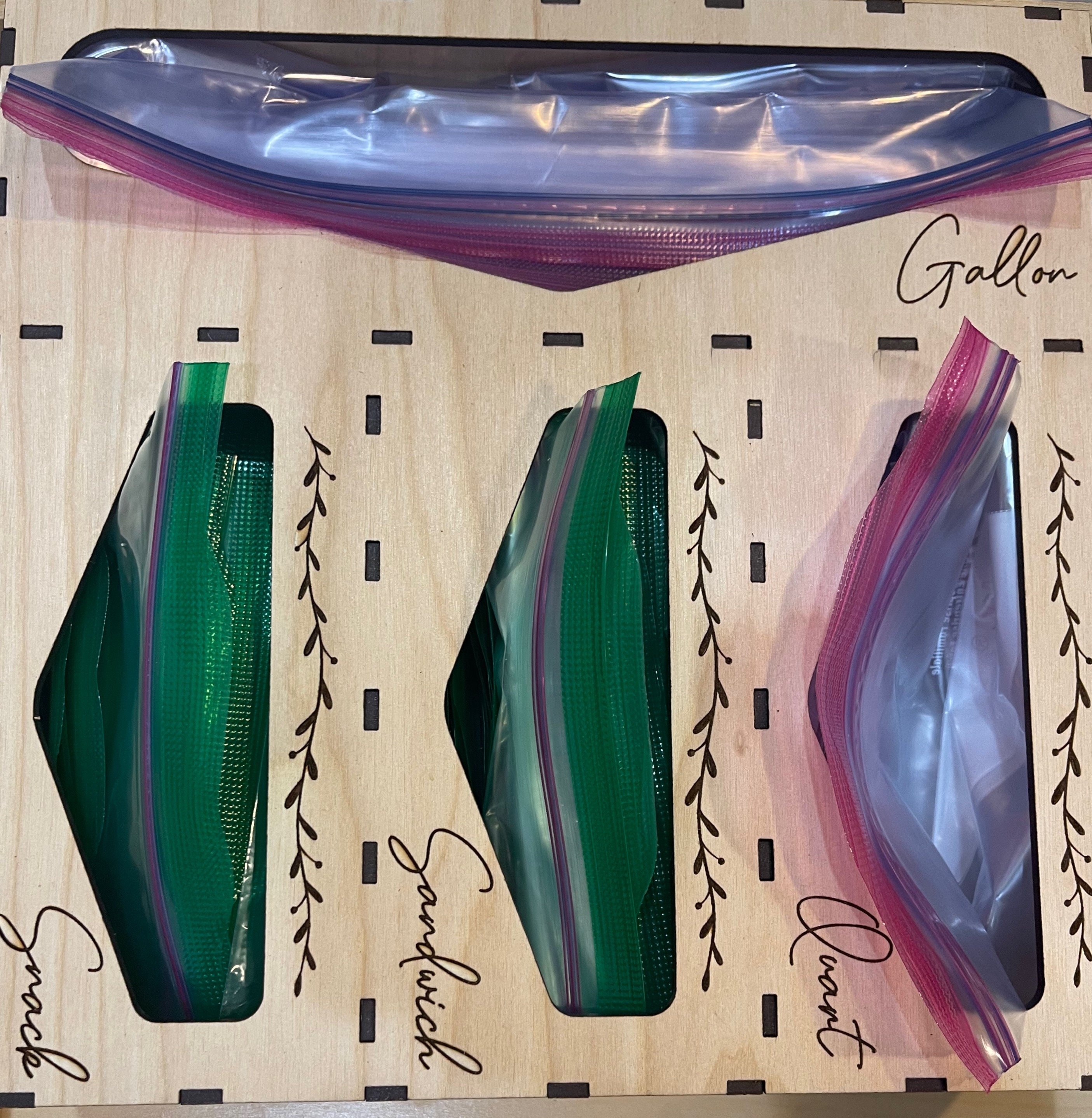 Baggie Storage Organizer - Etsy