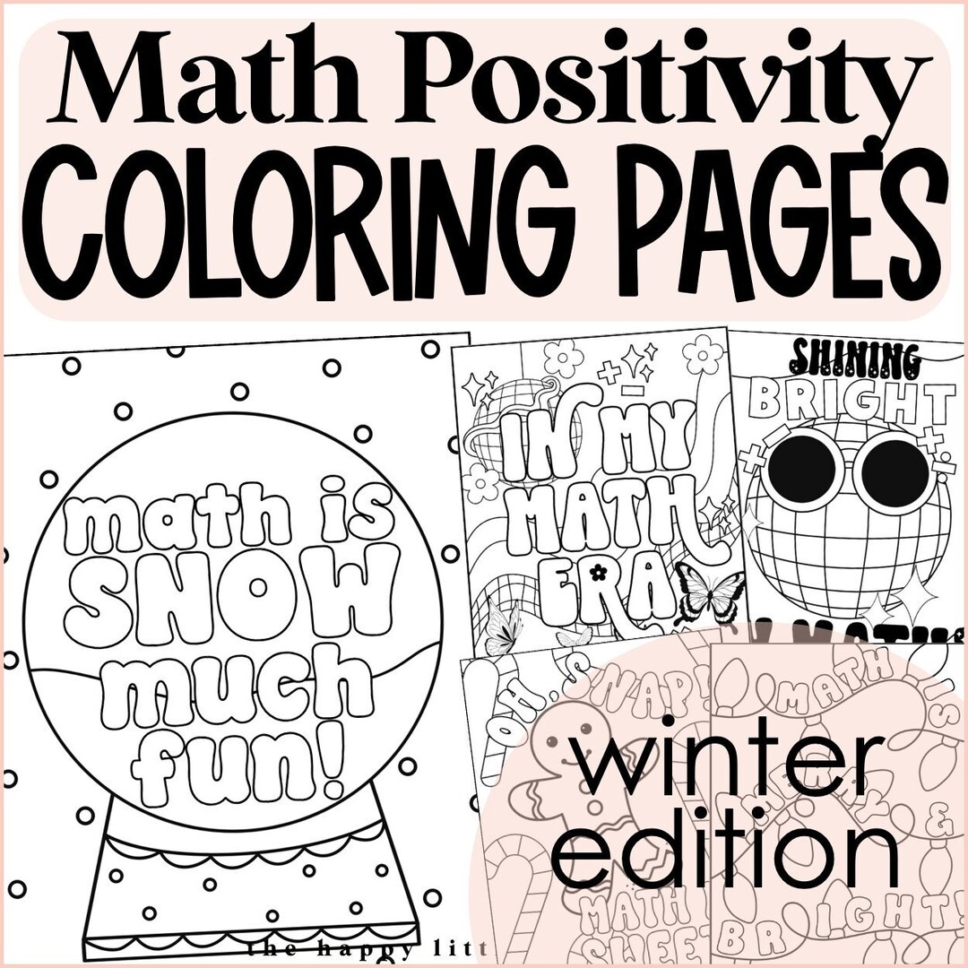 Coloring Pages for Kids, Winter Coloring Pages, Math Coloring Pages ...