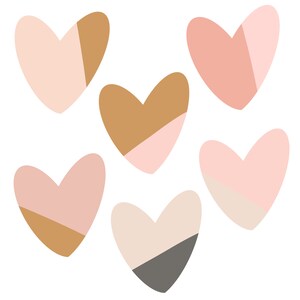 Heart Clip Art, Boho Heart Clip Heart, Valentine's Day, Boho Clip Art ...