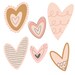 Heart Clip Art, Boho Heart Clip Heart, Valentine's Day, Boho Clip Art ...