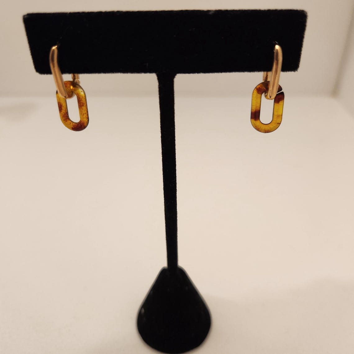Gold Link Chain Earring Chunky Dangle Paper Clip Earring - Etsy