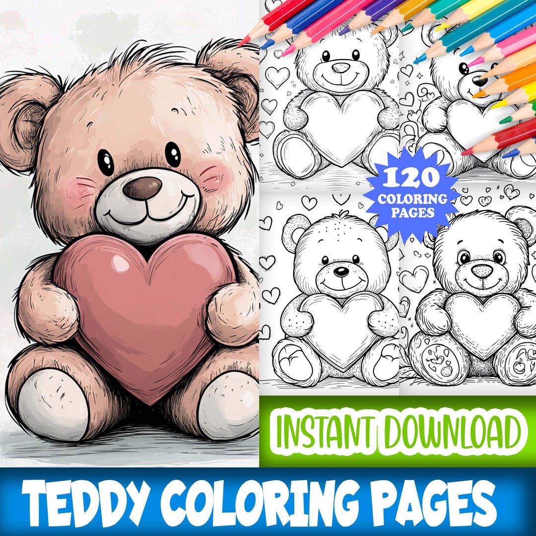 Teddy Coloring Pages, Teddy, Coloring Pages, Adult Coloring Pages, Kids ...