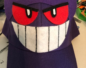 SAZAC Pokémon GENGAR Cosplay Hat Fleece Costume Cap Adult Size - Etsy