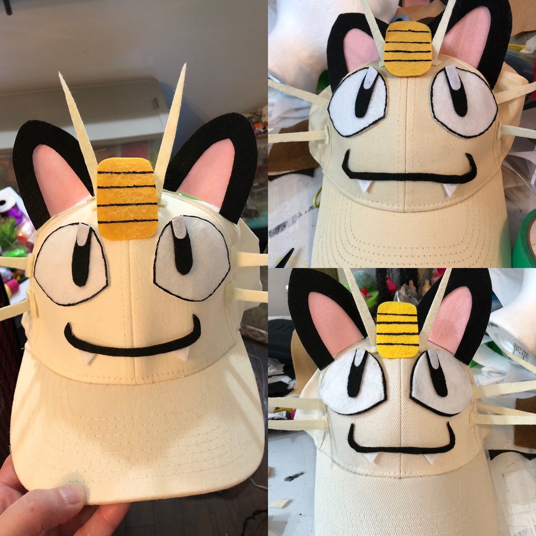 Meowth Hat - Etsy