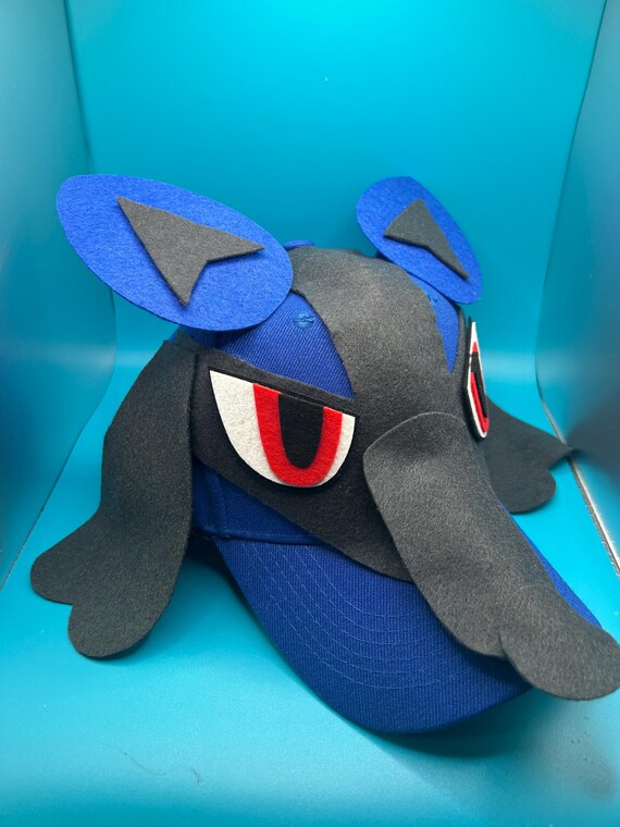 Lucario Hat Riolu Hat Adult Size W/ Earflaps Etsy