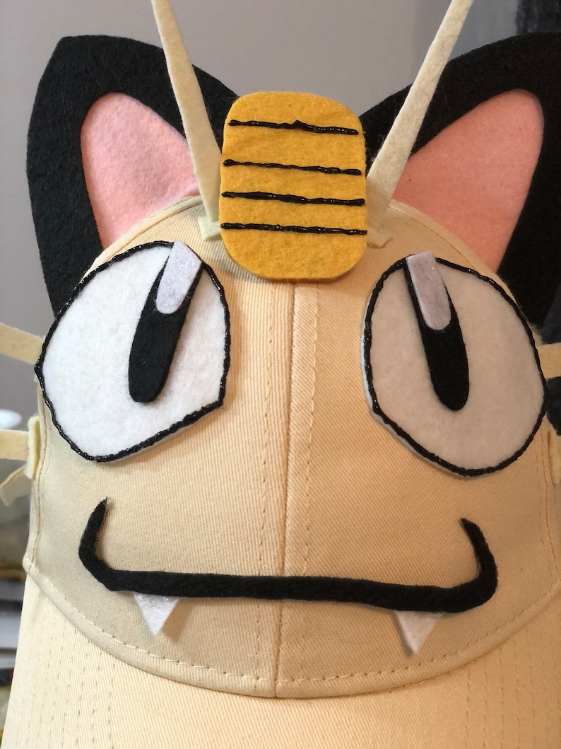 Meowth Hat - Etsy