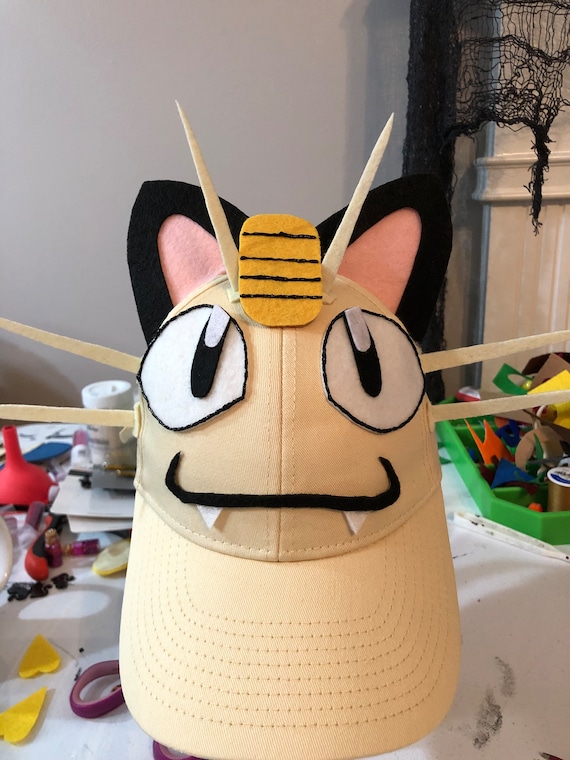 Meowth Hat - Etsy