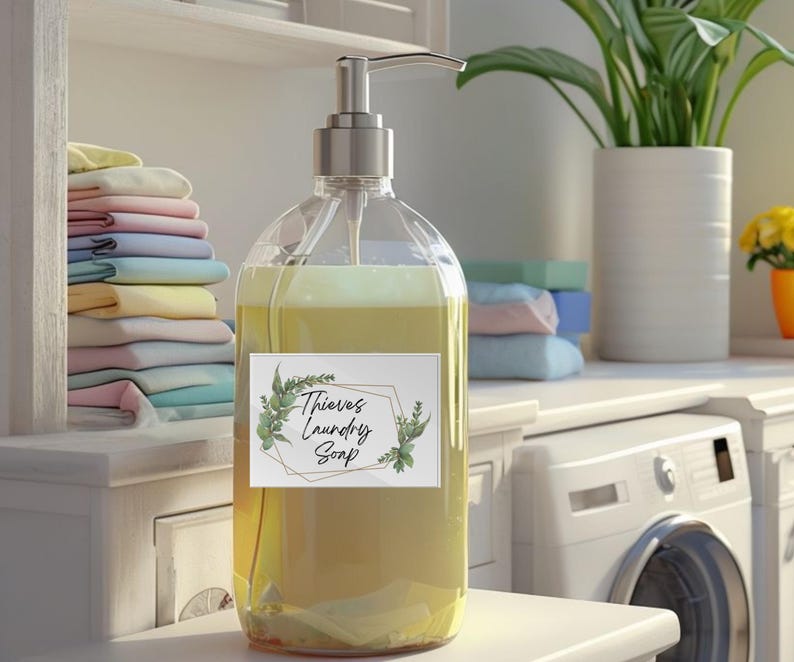 Printable Thieves Laundry Soap Label: DIY Recipe (digital Download) - Etsy