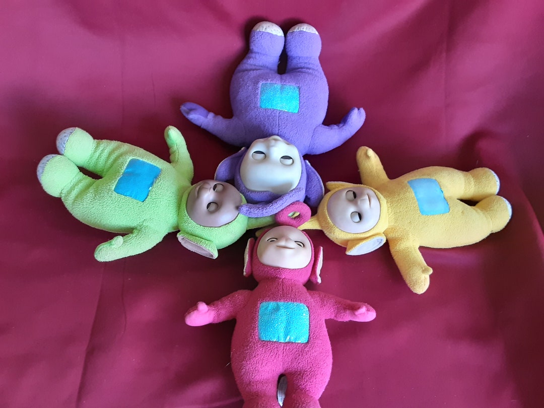 Vintage Teletubbies Full Set Large 14 1998 Open/closing Eyes ...