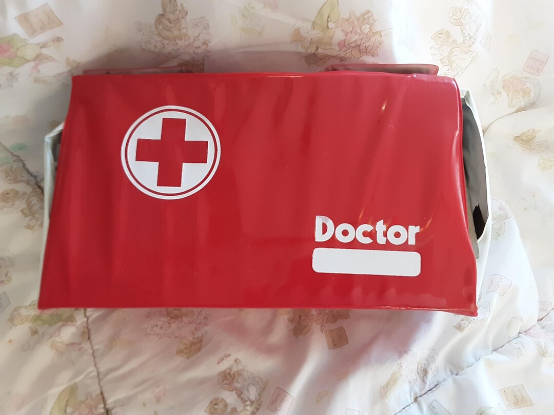 Vintage Children's Doctors Kit 1970s Rare Metal and Plastic With Case ...