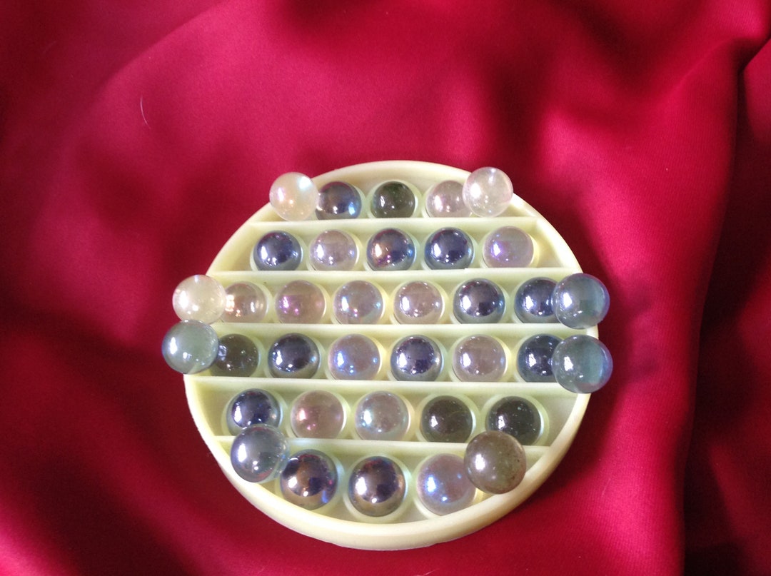 Vintage Handmade Glass Marbles Pontil Mark Cats Eye Collectable - Etsy